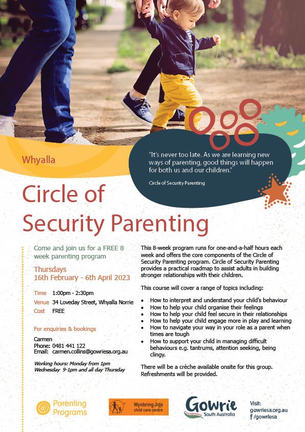 Whyalla Parenting Program | Gowrie SA
